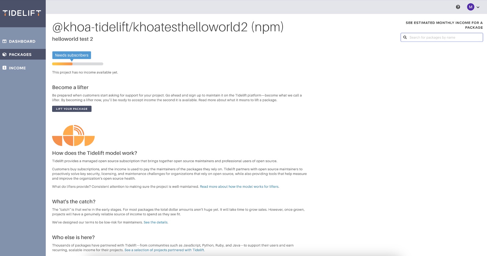 Getting started with lifting – Tidelift